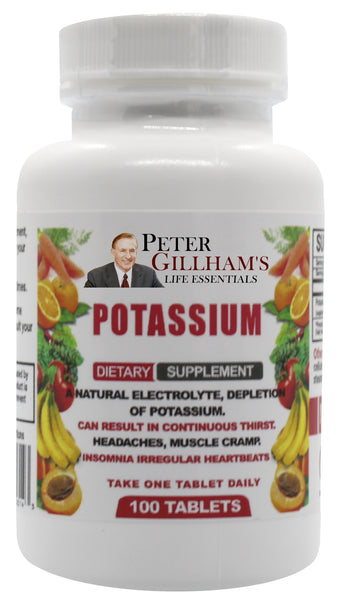 Buy Potassium Gluconate (595mg) Tablets Online | Peter's Choice – Vites.com